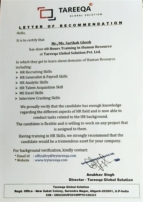 Sarthak Ghosh On Linkedin Human Resources Certification Course Human