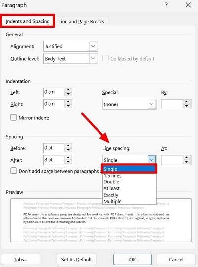 How To Reduce Space Between Lines In Word
