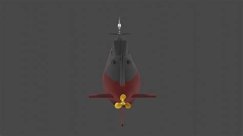 Type 096 Submarine 3d Model Cgtrader