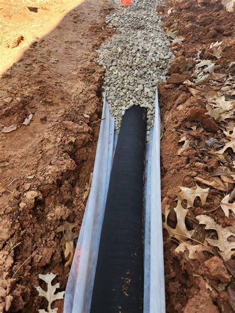 Blanchard Oklahoma French Drain Installation New Castle Oklahoma