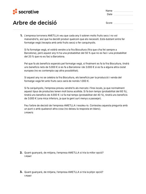 Quizarbre De Decisió Pdf