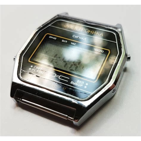 Vintage Ussr Digital Watch Electronika Signal In Original Bo Inspire Uplift
