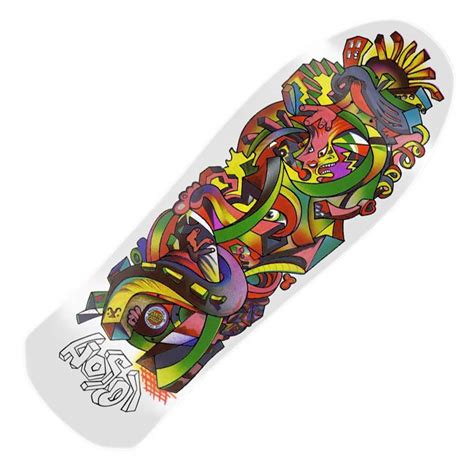 Santa Cruz Skateboards Hosoi Picasso Re Issue Old Skool Skateboard Deck