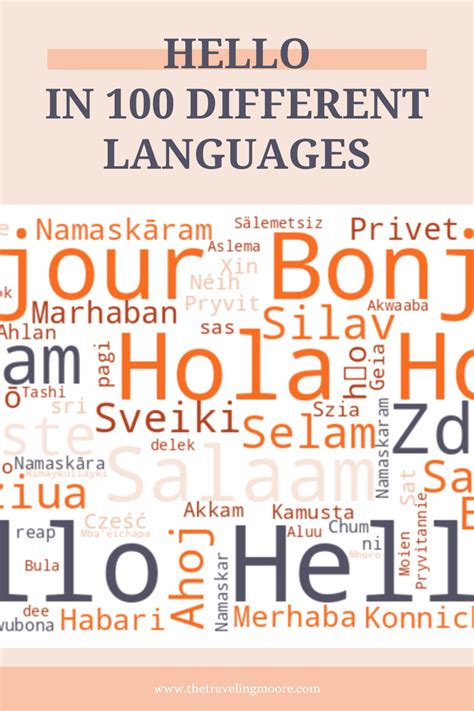 How To Say Hello In All Languages For World Travelers