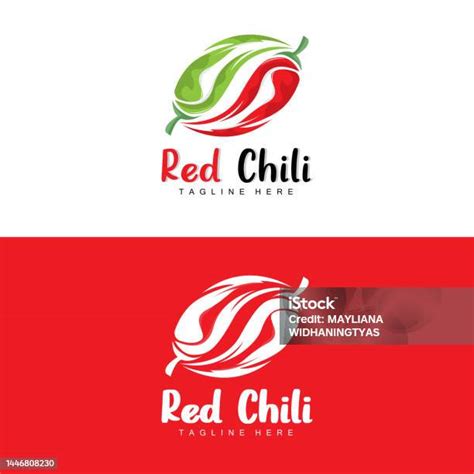 레드 칠리 로고 핫 칠리 페퍼스 벡터 칠리 가든 하우스 일러스트 레이 션 회사 제품 브랜드 일러스트 레이 션 건강한 생활방식에 대한 스톡 벡터 아트 및 기타 이미지 Istock
