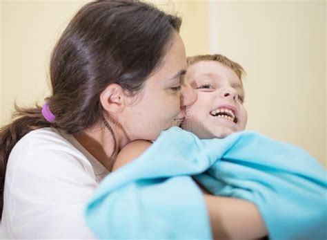 Mother Son Sharing Tender Moment Stock Photos Free Royalty Free Stock Photos From Dreamstime
