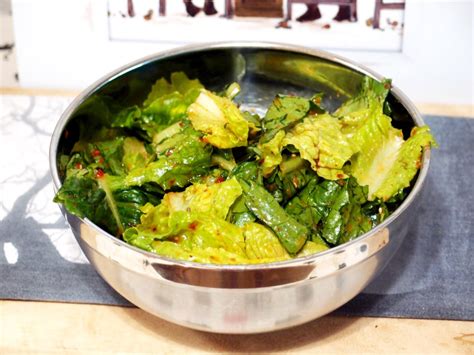 상추요리 상추무침만들기 삼겹살과 잘 어울리는 상추무침 시원한음식 초스피드