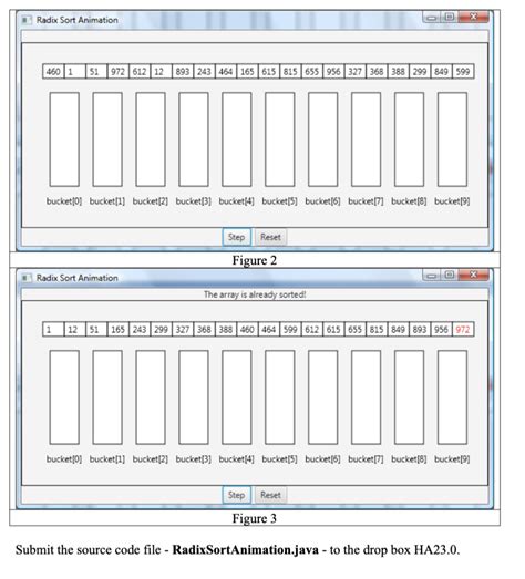Solved Write A Program RadixSortAnimation Java That Chegg