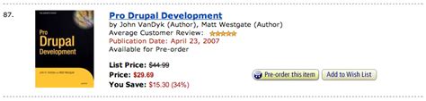 Drupal Pro Book Cracks Amazon Top 100 Dries Buytaert