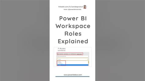 Roles In Power Bi Workspace Free Schedule And Planner Printable