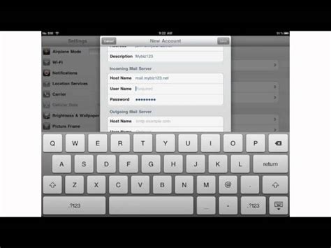 How To Setup A Pop Email Account On Your Ipad Fastdot Cloud Hosting Wiredgorilla