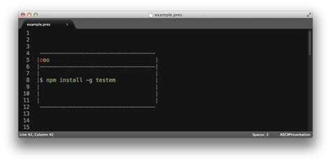Ascii Presentation Packages Package Control