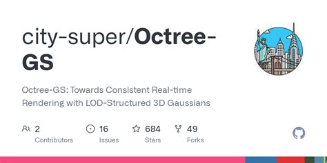 Github City Superoctree Gs Octree Gs Towards Consistent Real Time