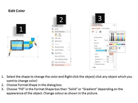 1214 Tab With Three Text Box Diagram Powerpoint Template Ppt Images