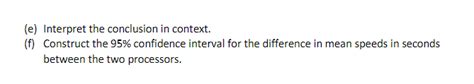 Solved 4 Two Microprocessors Are Compared On A Sample Of 6 Chegg Com