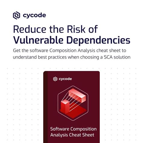 Software Composition Analysis Sca Cheat Sheet Cycode