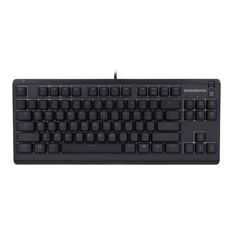 Keyboard คีย์บอร์ด Steelseries Apex 3 Tkl Whisper Quiet Membrane Switch Rgb En Th Black