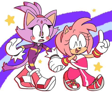 Blaze And Amy Sonic The Hedgehog Know Your Meme