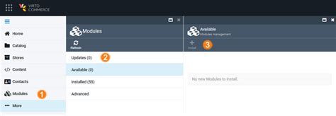 user manual modules installation platform user docs