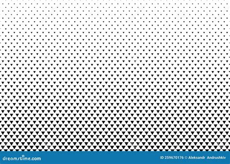 Halftone Triangle Dots 1 Stock Vector Illustration Of Dotted 259670176