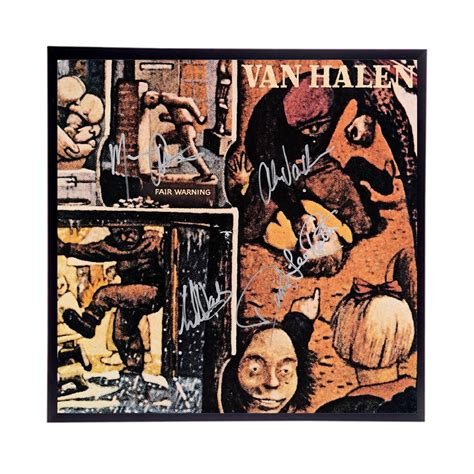 Buy1get1free Van Halen Autographed Album Cover Reprints Choose From 6