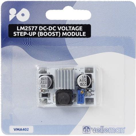régulateur de tension whadda vma402 convient pour cartes arduino arduino arduino uno