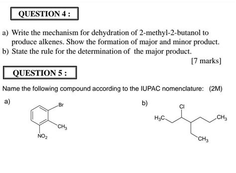 Solved Question 1 A Draw The Skeletal Structure For The