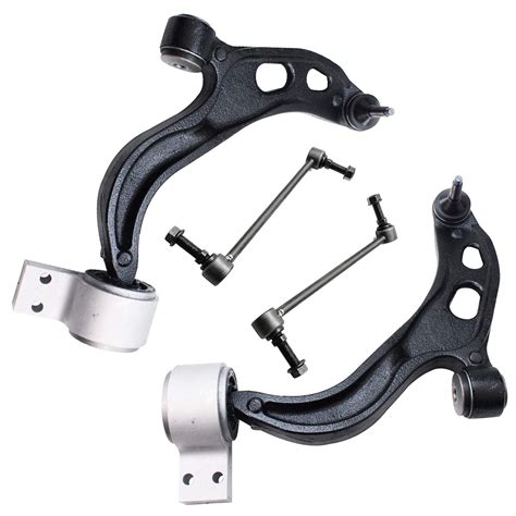 Detroit Axle New 4 Piece Front Suspension Kit 2 Front Lower