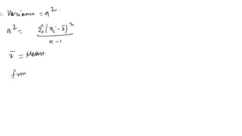Solved Why Are Estimates Of The Standard Deviation And Variance Used In Our Calculation Of T Solved Why Are Estimates Of The Standard Deviation And Variance Used In Our Calculation Of T