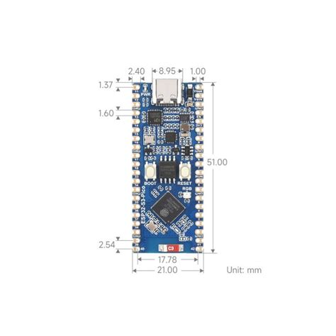 Waveshare Esp32 S3 Pico Development Board Soldered Headers Ws 24023