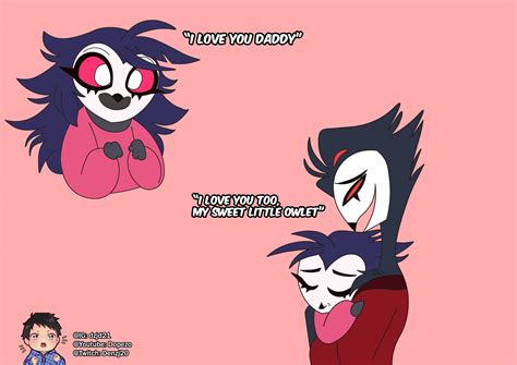 I Made A Fan Art Of Stolas And Octavia A Loving Father Cherish Her Daughter Happiness R