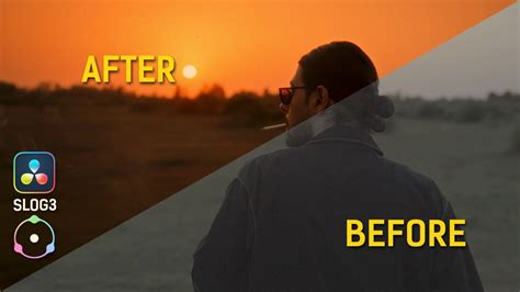 Davinci Resolve Color Grading Tutorial Slog3 Cinematic Warm Sunset Davinci Resolve 19