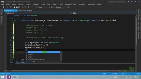 VB 2012 231 ArrayList 1 YouTube