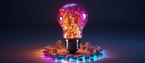 premium ai image computer algorithm computer code concept light bulb and gear