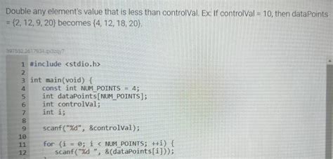 Solved Write A Loop That Sets Each Array Element To The Sum