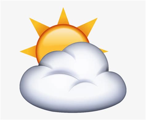 Download Sun Behind Cloud Emoji Png Sun With Cloud Emoji 480x478 Png Download Pngkit