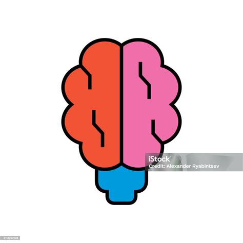 창조적 인 아이디어 개념 벡터 일러스트 레이 션입니다 뇌 전구 아이콘입니다 개념에 대한 스톡 벡터 아트 및 기타 이미지 개념 개념과 주제 과학 Istock