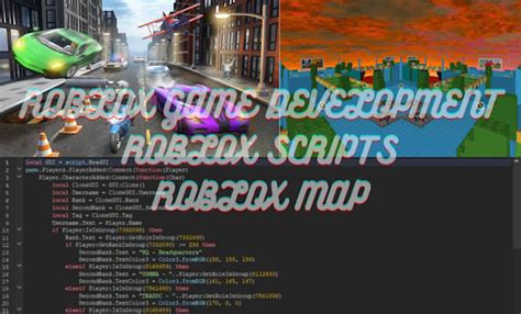 do roblox game game map and script roblox game development