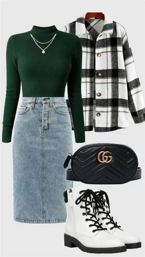 چطور استایل با دامن جین داشته باشیم؟ چین چین دامنت با خش خش برگا