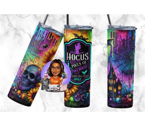 Hocus Pocus 20 Tumbler Wrap Sws Custom