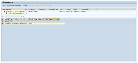 FMFG SS CERTIFY SAP Tcode Payment Sampling Certification Proce Transaction Code