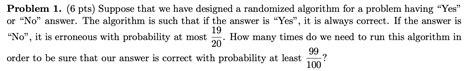 Solved Problem 1 6 Pts Suppose That We Have Designed A