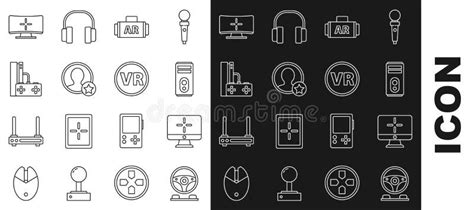 Set Line Racing Simulator Cockpit Computer Monitor Ar Augmented Reality Premium Create