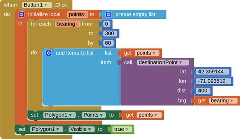 Create Circles On A Map Dynamically Mit App Inventor Help Mit App