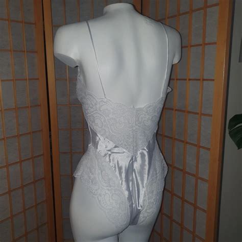 Beautiful Dainty Vintage Lace Slip Lingerie Depop