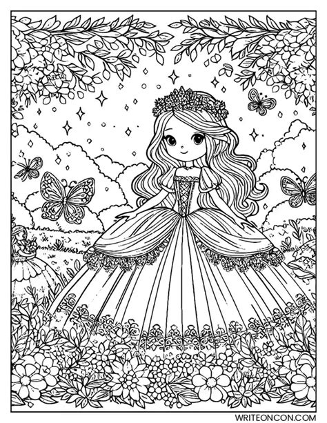 33 Безплатни за Печат Принцеса Картинки за Оцветяване Листове Рисунки и Страници за Възрастни