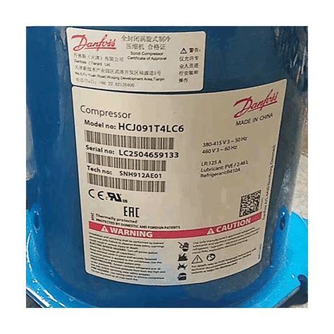 New In Stock Danfoss Compressor Sm100a9cas Danfoss Refrigeration Compressors