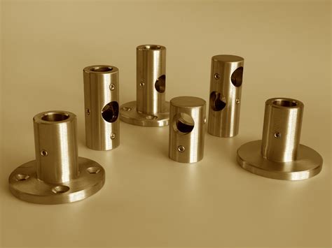Solid Brass Shelf Fittings Customizable Furniture Connectors Brassshelf