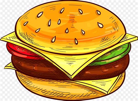 卡通汉堡包免抠图png图片素材下载图片编号7816930 Png素材网